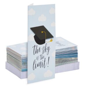 Best Paper Greetings 36 Pack Blank Graduation Thank You Cards with Envelopes, 6 Various Designs (4 x 7 In)