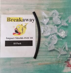 breakaway impact shields clear 10 pack