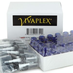 Vivaplex, 24, Cobalt Blue, 10 ml (1/3 oz) Glass Bottles, with Black Fine Mist Sprayer's