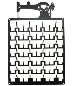 63 pin sewing machine spool rack charcoal