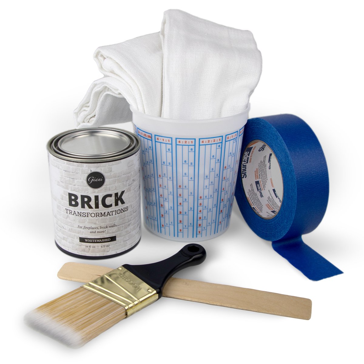 Giani Brick Transformations Kit- Whitewashed