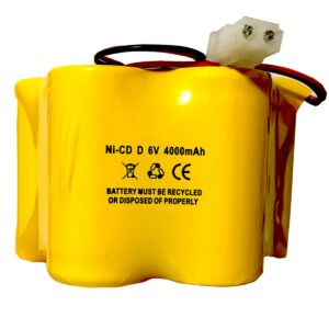 lithonia elb0604n elb0604n1 mrdf3.f2c emergi-lite q2035 lithonia elb0605n 6v 4000mah exit sign emergency light ni-cd battery replacement 100-003-a045 dc battery 1599