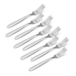 oneida fork set (8pc) jordan pattern, stainless steel