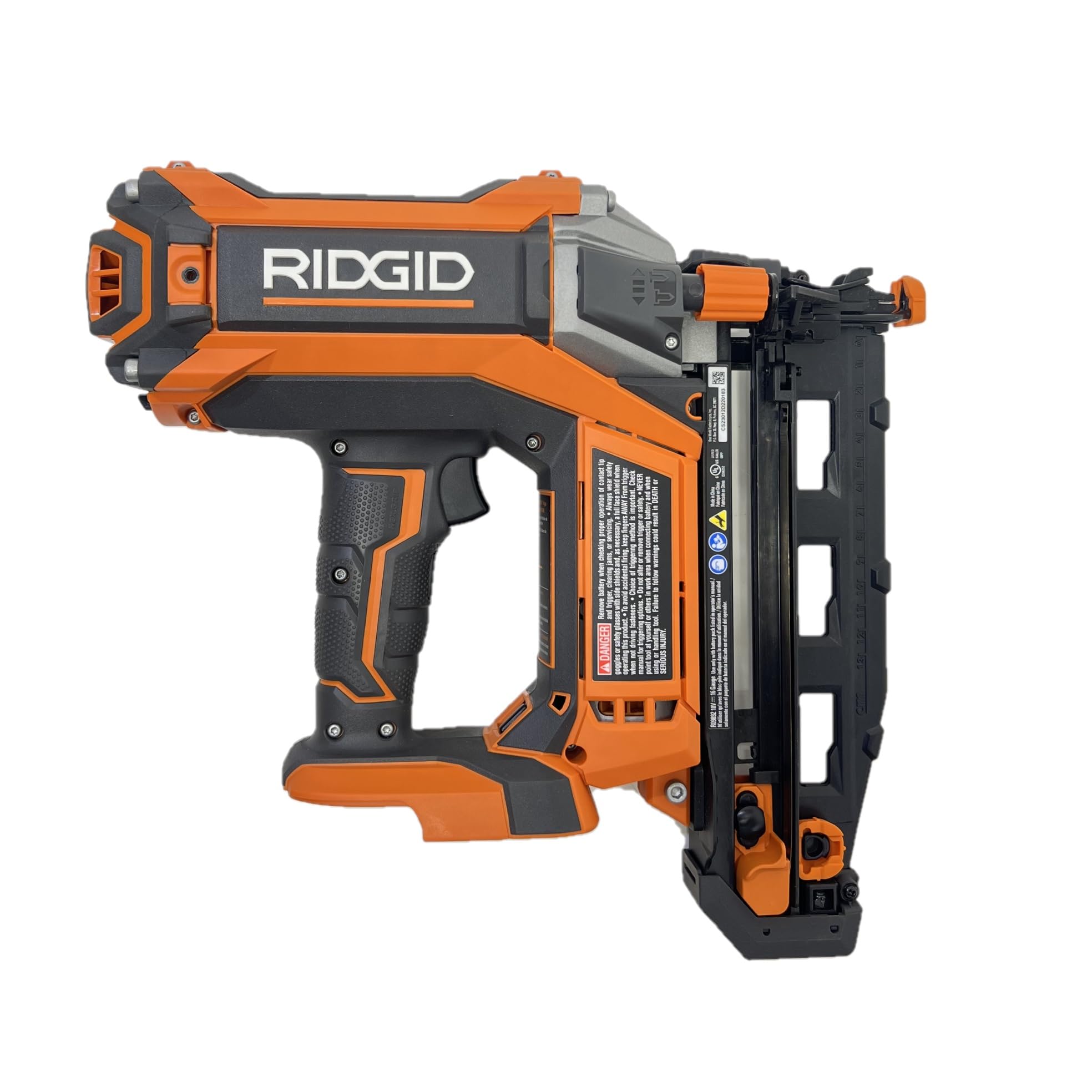 RIDGID HyperDrive 18-Volt Brushless 16-Gauge 2-1/2 in. Straight Nailer