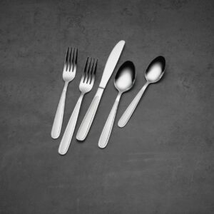 Oneida Fork Set (8pc) Jordan Pattern, Stainless Steel