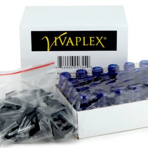 Vivaplex, 24, Cobalt Blue, 10 ml (1/3 oz) Glass Bottles, with Glass Eye Droppers