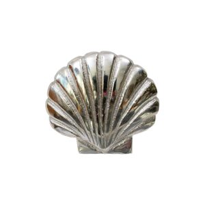 c&f home shell place card holder set of 4 silver