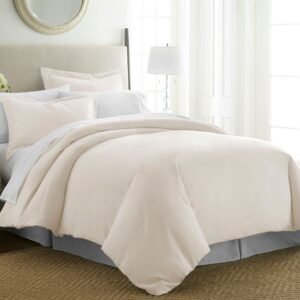 IENJOY HOME IEH King-Ivory Duvet Cover Set, IEH-Duvet-King-Ivory