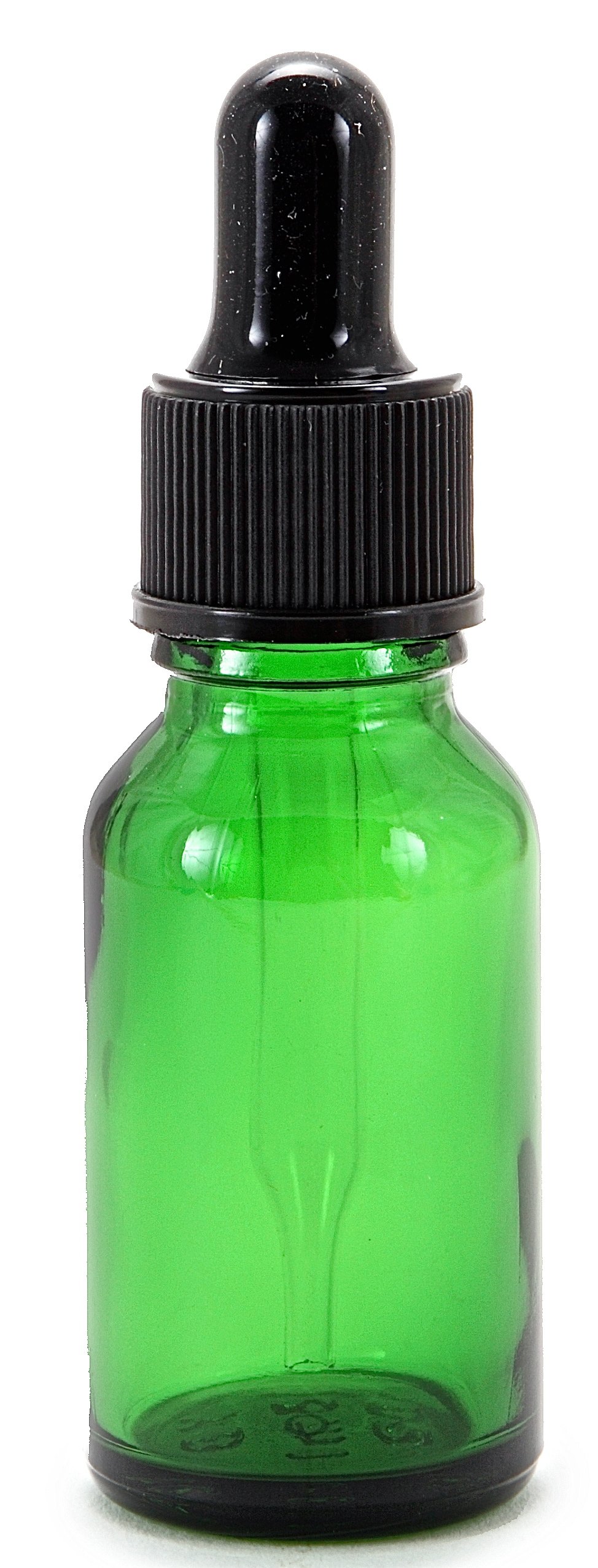 Vivaplex, 24, Green, 10 ml (1/3 oz) Glass Bottles, with Glass Eye Droppers