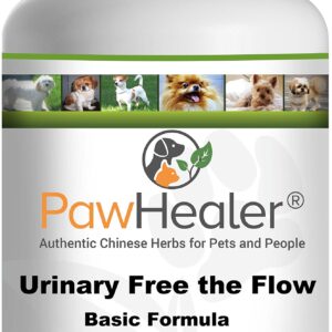 Urinary Free The Flow-Basic 100 Grams - Bladder Stones Dogs - Natural Remedy Stone Prevention in Dogs - 100 Grams-Herbal Powder - Mix into Food…