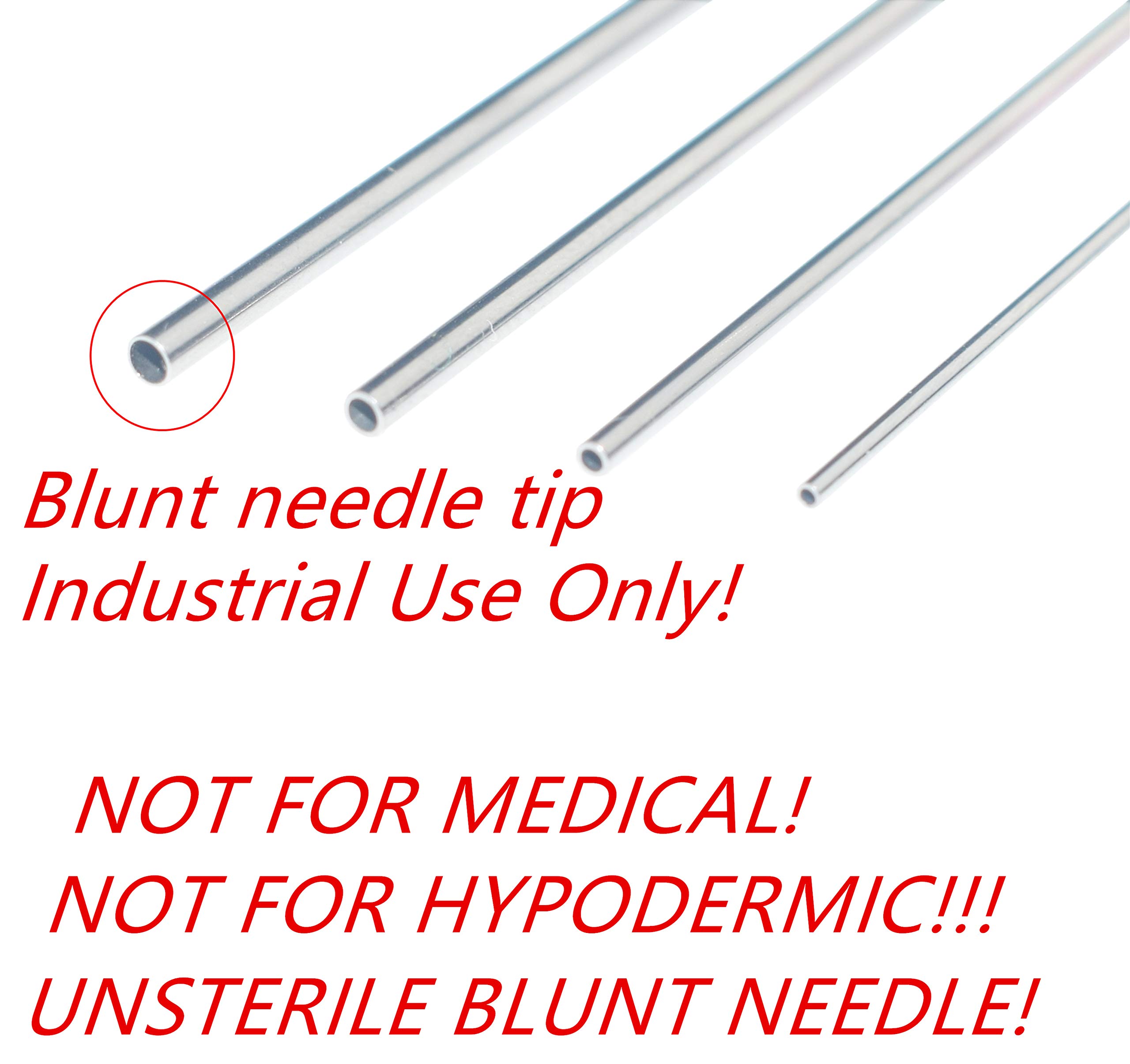 Precision Applications of Glue, 3ml 5ml Syringes and Blunt Tip Needles(14 15 16 18 19 20 21 22 23 25 Ga), for Liquid Measuring, Craft Paint, Epoxy Resin, Oil or Adhesives Applicator