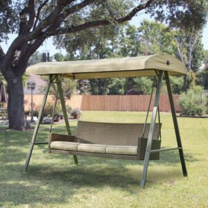 garden winds replacement canopy top cover for the plaistow wicker swing - riplock 350