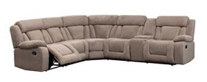 milton greens stars emerald sectional sofa, taupe