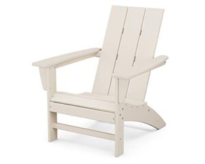 polywood ad420sa modern adirondack chair, sand