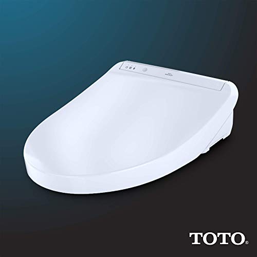 TOTO SW3036#01 K300 Electronic Bidet Toilet Cleansing, Instantaneous Water, PREMIST, Deodorizer, Warm Air Dryer, and Heated Seat, Elongated, Cotton White