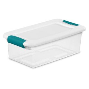 latching storage box, 6-qt.