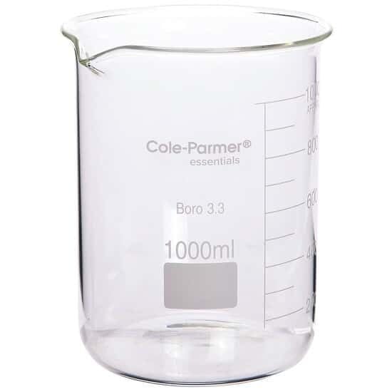 Cole-Parmer Low-Form Beaker, Glass, 5000 mL