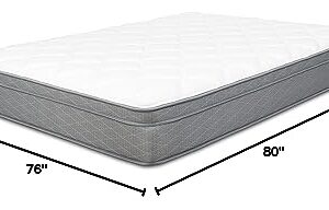 DREAMFOAM Bedding Doze 11" Plush Pillow Top Mattress, King