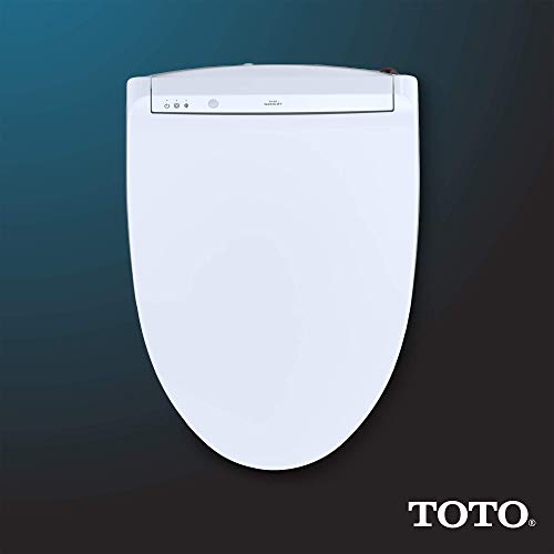 TOTO SW3036#01 K300 Electronic Bidet Toilet Cleansing, Instantaneous Water, PREMIST, Deodorizer, Warm Air Dryer, and Heated Seat, Elongated, Cotton White