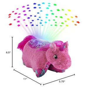 Pillow Pets Colorful Pink Unicorn Sleeptime Lite 11" Stuffed Animal Plush Nightlight