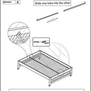 Twin/Full/Queen/King Mattress Reinforcing Center Support