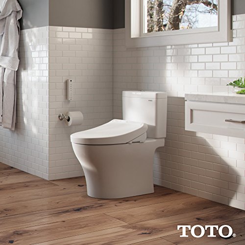 TOTO SW3036#01 K300 Electronic Bidet Toilet Cleansing, Instantaneous Water, PREMIST, Deodorizer, Warm Air Dryer, and Heated Seat, Elongated, Cotton White