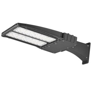 1000led led sheobox parking lot light 200w (600w eq.) outdoor street light, 5000k ac110-277v arm mount, waterproof ip66