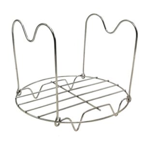 steamer rack trivet with handles for instant pot 6 qt 8 qt, alamic instant pot trivet with handles for electric pressure cookers 6 qt 8 qt