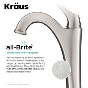 Kraus KVF-1200SFS Arlo Bathroom Faucet, Spot Free Stainless Steel