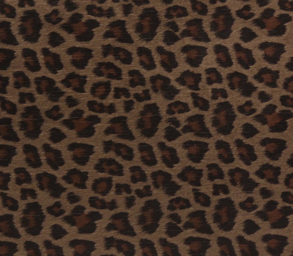 Chenille Velvet Upholstery Drapery Fabric Brown Leopard Panthera Toffee / 54" w/Sold by The Yard