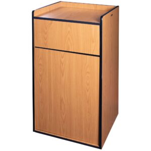 Winco WR-35 Waste Receptacle, 36 Gallon, Wood