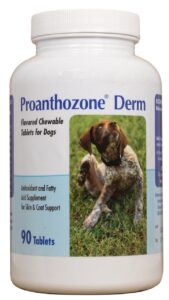 proanthozone derm chewable tablets for dogs (90 count)