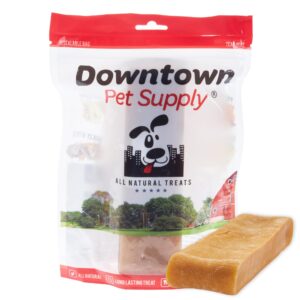 downtown pet supply - monster yak cheese himalayan dog chews - natural dog treats - dog dental care & plaque remover for teeth - rawhide-free dog chews with zinc, calcium, vitamin d