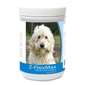 healthy breeds goldendoodle z-flex max dog hip and joint support 180 count