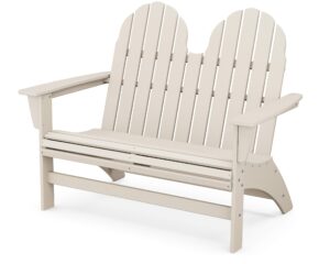 polywood® vineyard bench, sand