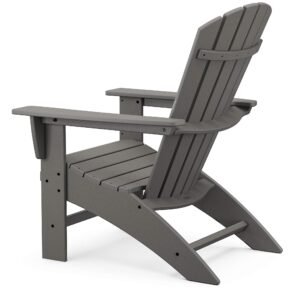 POLYWOOD Nautical Curveback Adirondack Chair