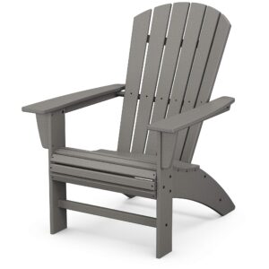 POLYWOOD Nautical Curveback Adirondack Chair