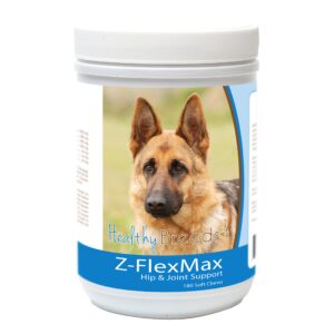 healthy breeds german shepherd z-flex max dog hip and joint support 180 count