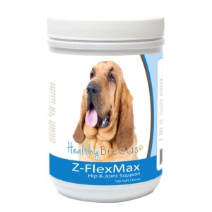 healthy breeds bloodhound z-flex max dog hip and joint support 180 count