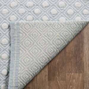 Erin Gates by Momeni Langdon Windsor Pink Hand Woven Wool Area Rug 8'6" X 11'6" (LANGDLGD-2PNK86B6)