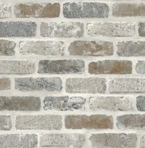 nextwall washed faux brick peel and stick wallpaper