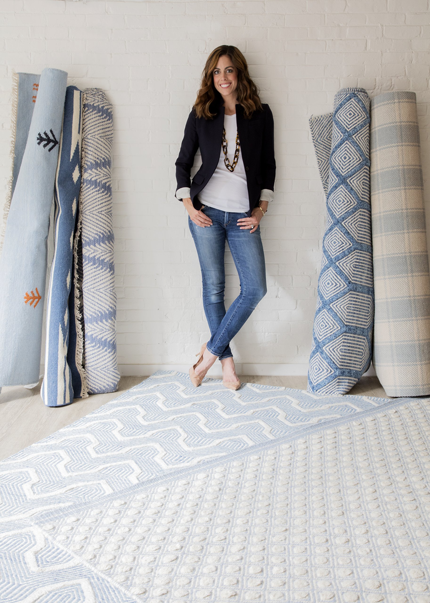 Erin Gates by Momeni Langdon Windsor Pink Hand Woven Wool Area Rug 8'6" X 11'6" (LANGDLGD-2PNK86B6)