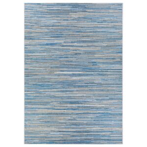 couristan monte carlo coastal breeze ocean-champagne indoor/outdoor area rug, 2' x 3'7"