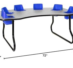 Toddler Table 6 Seat Table, 27" Tall