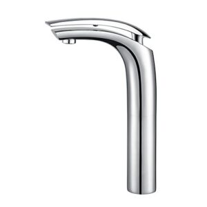 dowell modern tall vessel sink faucet - single handle, one hole bathroom vanity faucet,chrome 8001 018 01