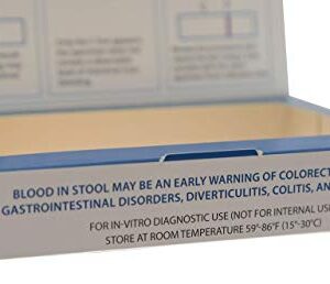 immunochemical Fecal Occult Blood (iFOB) Home Test and Stool Test for Colorectal Diseases - 2 Pack