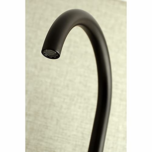 Kingston Brass KS814MB Concord Kitchen Faucet, 7-1/16" in Spout Reach, Matte Black