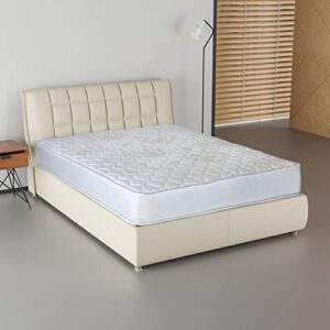 Mattress Solution Gentle Firm Tight top Innerspring Fully Assembled Mattress, Good for The Back, 75" x 48", Beige