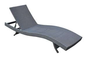 armen living cabana adjustable wicker chaise lounge chair