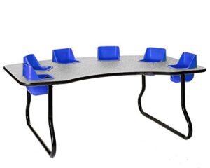 toddler table 6 seat table, 27" tall